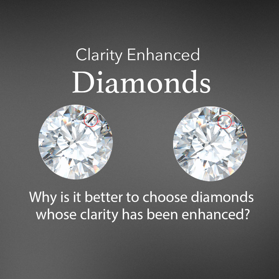 Clarity Enhanced Diamonds vs. Non Enhanced Diamonds: Why Choose Clarit