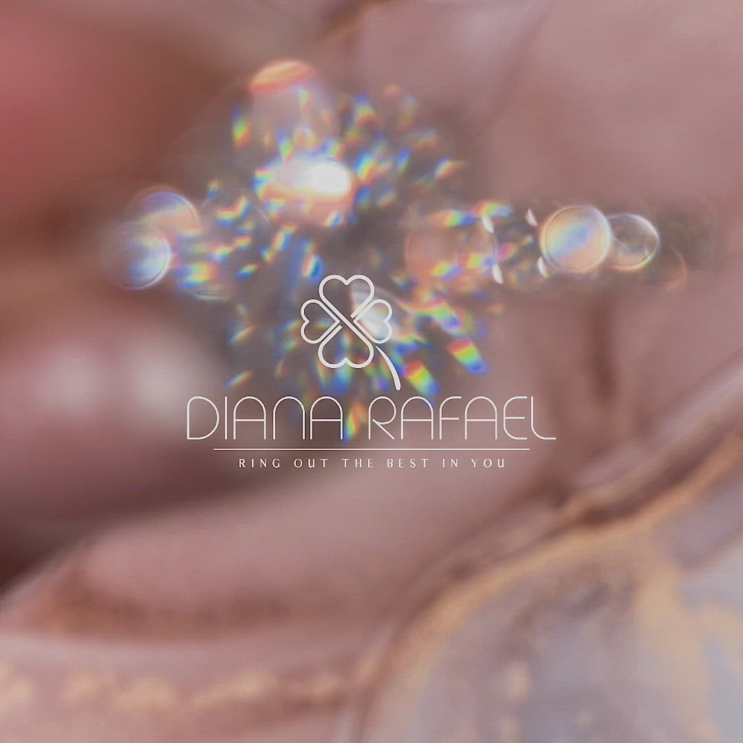 Matahari Natural Round Diamond Engagement Ring – Diana Rafael